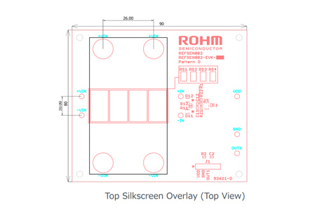 REFSENS002 100Aシャント抵抗とオペアンプの電流検出回路 リファレンスデザイン