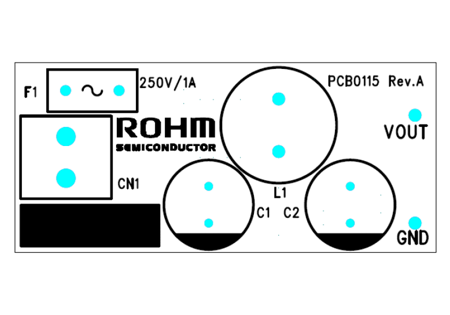 REFACDC006 非絶縁降圧型PWM方式3W18V出⼒ リファレンスデザイン