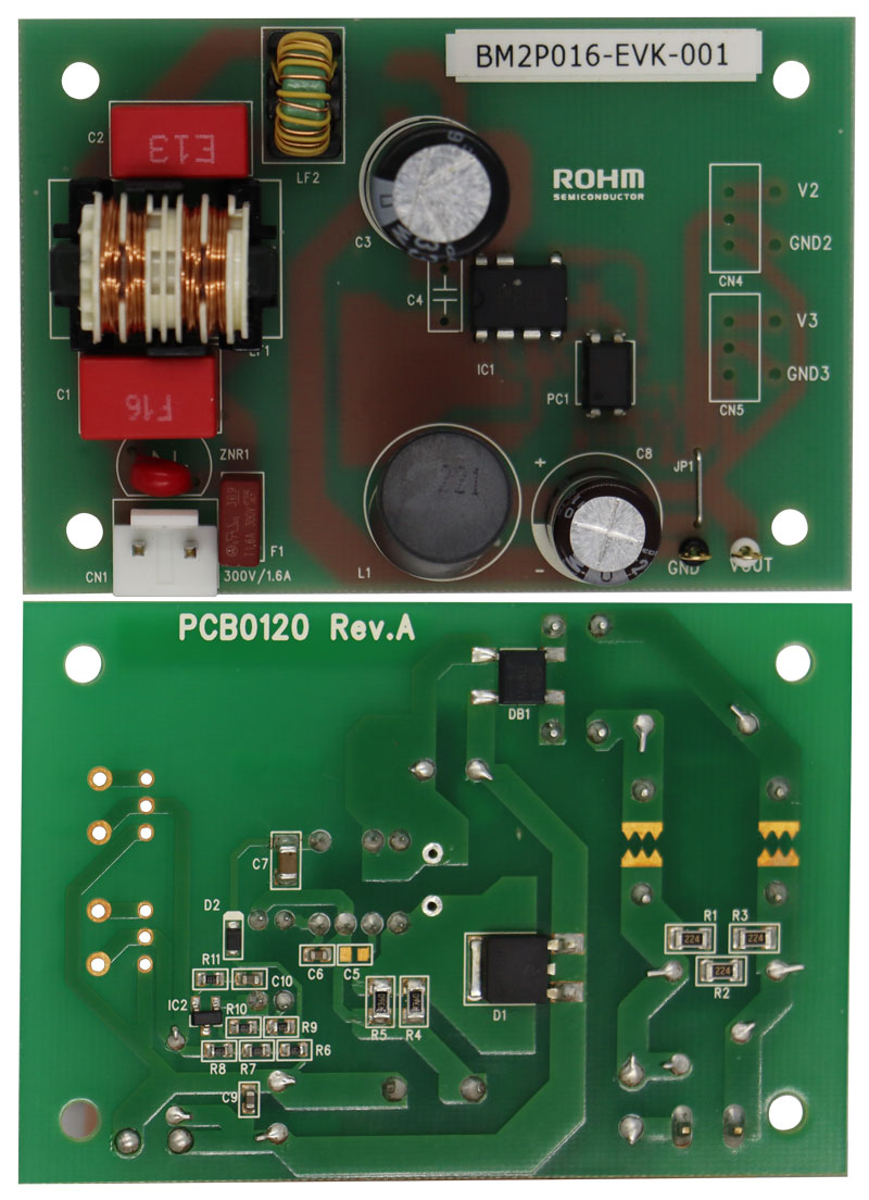 REFACDC020 非絶縁降圧型PWM方式15W15V出⼒ リファレンスデザイン
